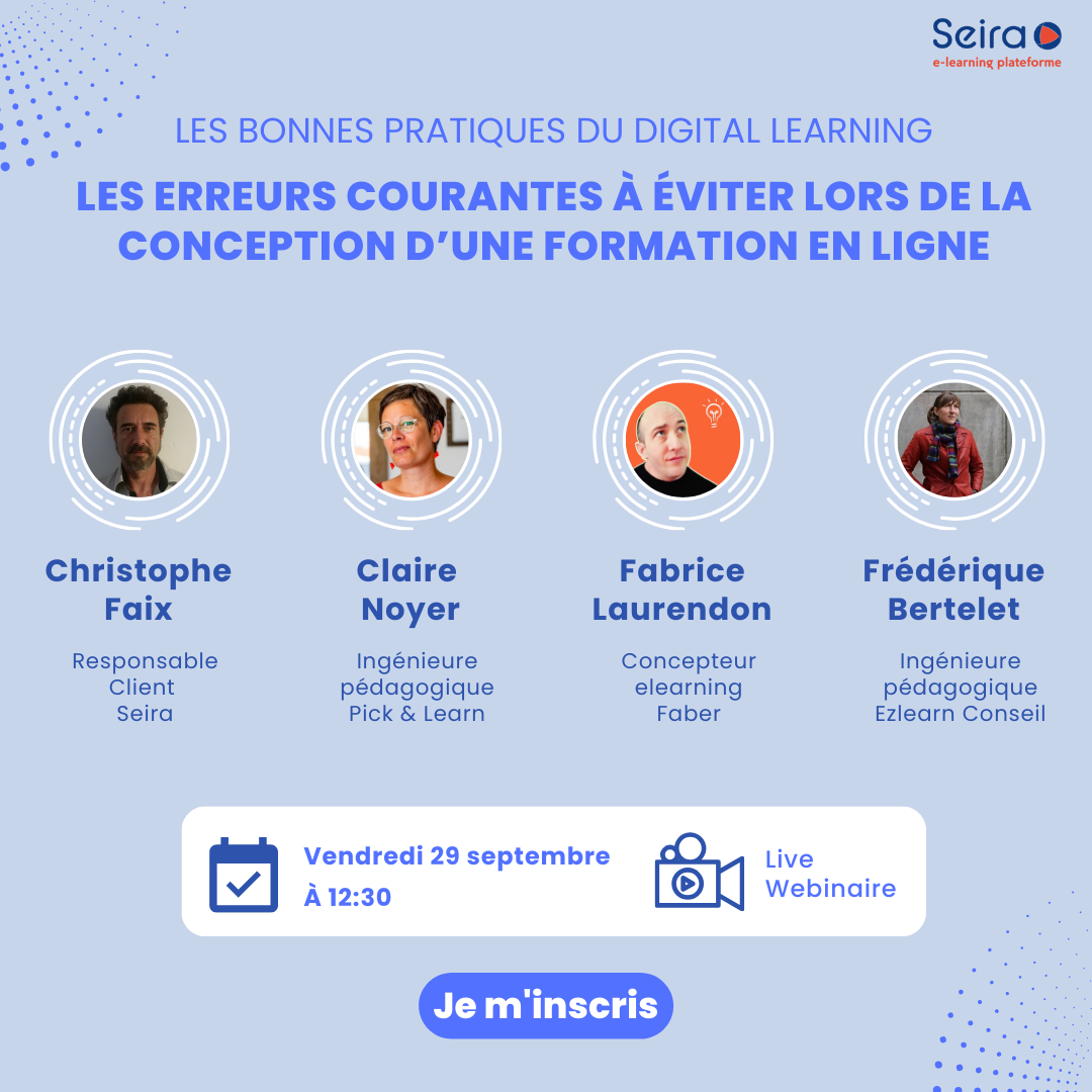 Webinaire - Les bonnes pratiques du digital learning : Les erreurs ...