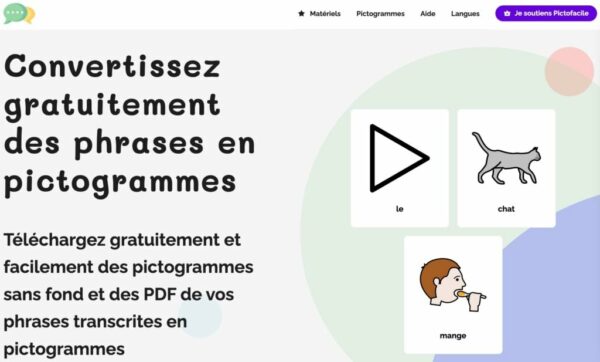 Pictofacile. Créer des pictogrammes à partir d’une phrase Pictofacile. Créer des pictogrammes à partir d’une phrase